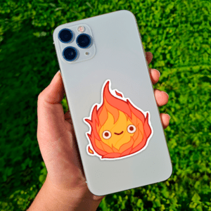 Calcifer Castelo Animado - pixelstickers